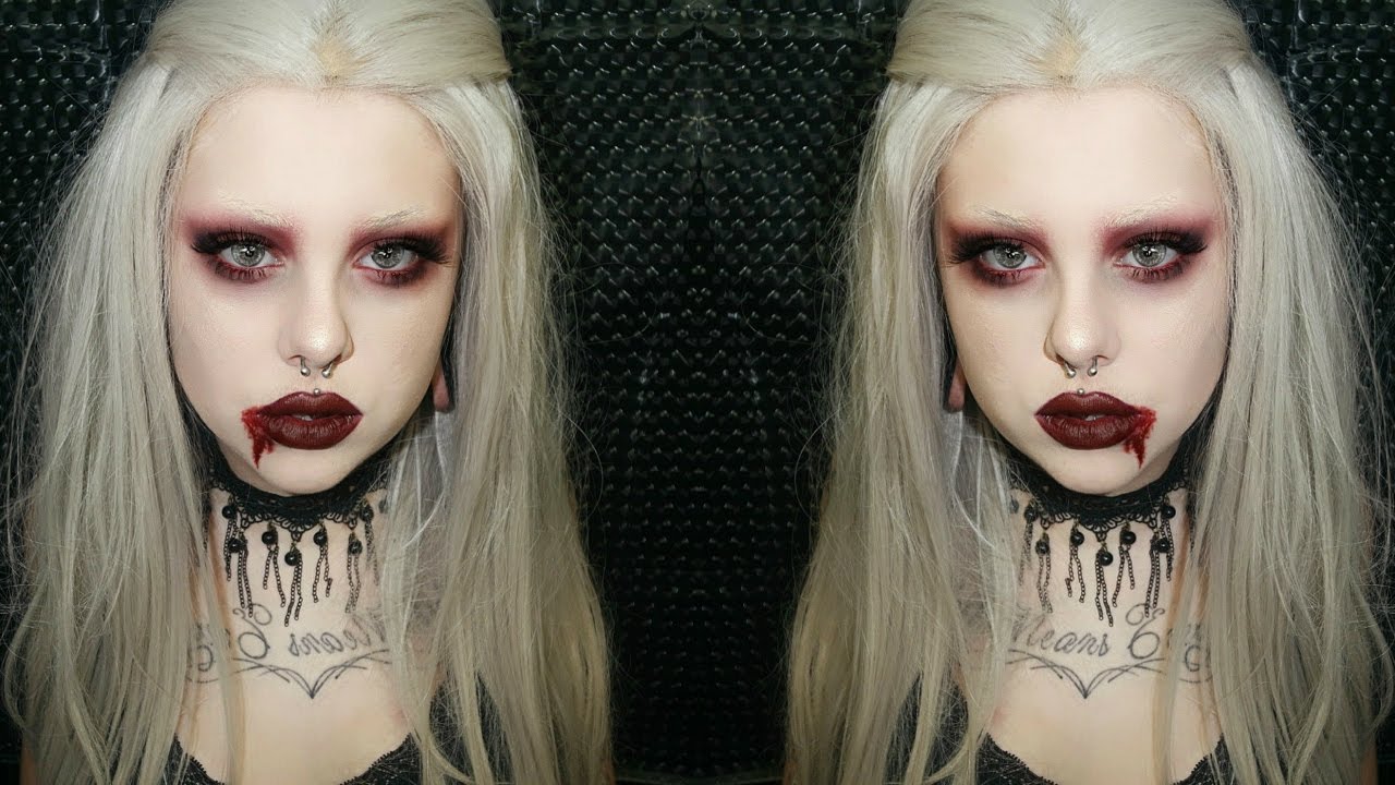 Victorian Vampire Halloween Makeup Tutorial 笙 Youtube