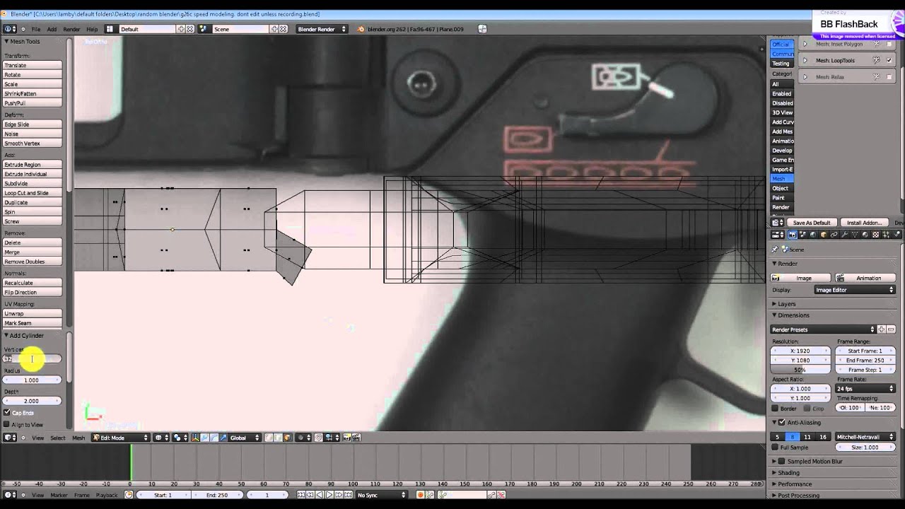 Blender Speed Modeling G36c Youtube