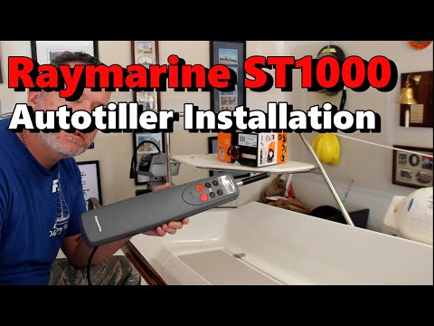 Raymarine St1000 Autotiller Installation Youtube