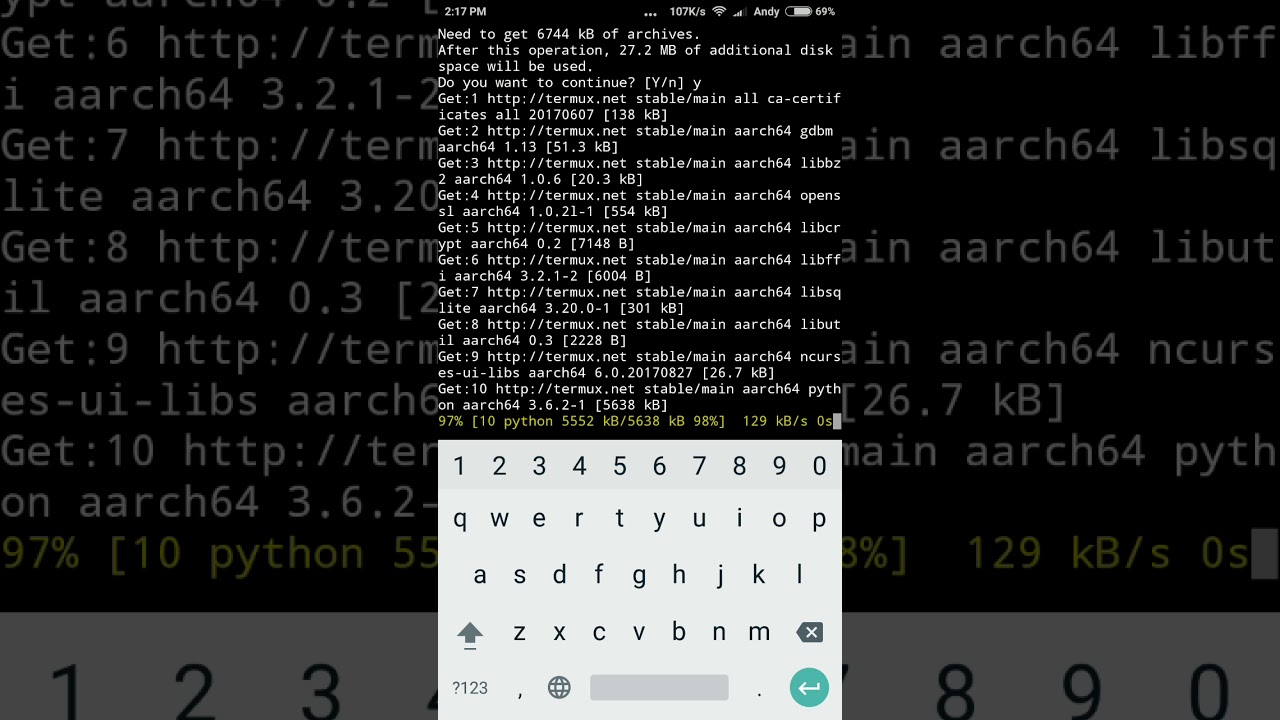 Termux Install Python Perl And Git On Termux Termux Hackz Youtube