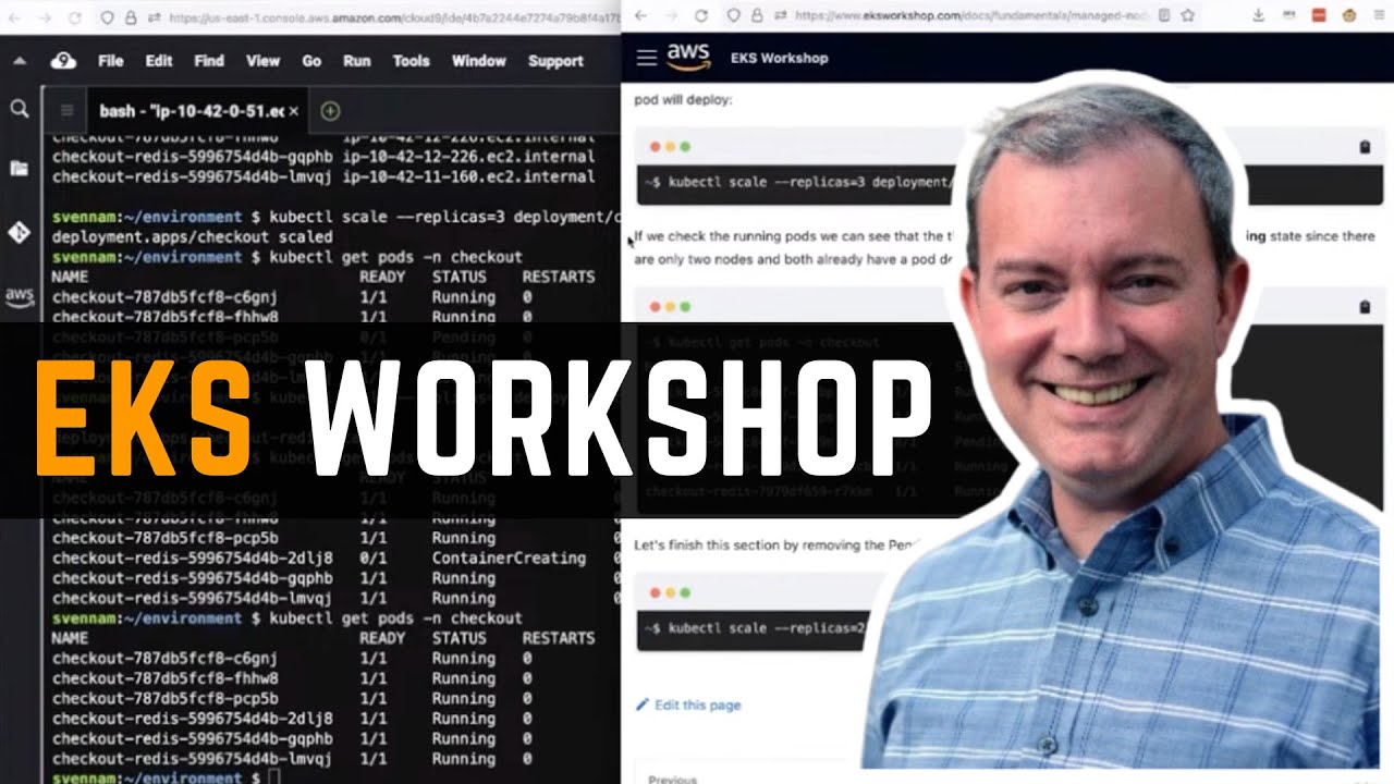 Hands On With Amazon Eks Hybrid Nodes Amazon Eks Workshop Youtube