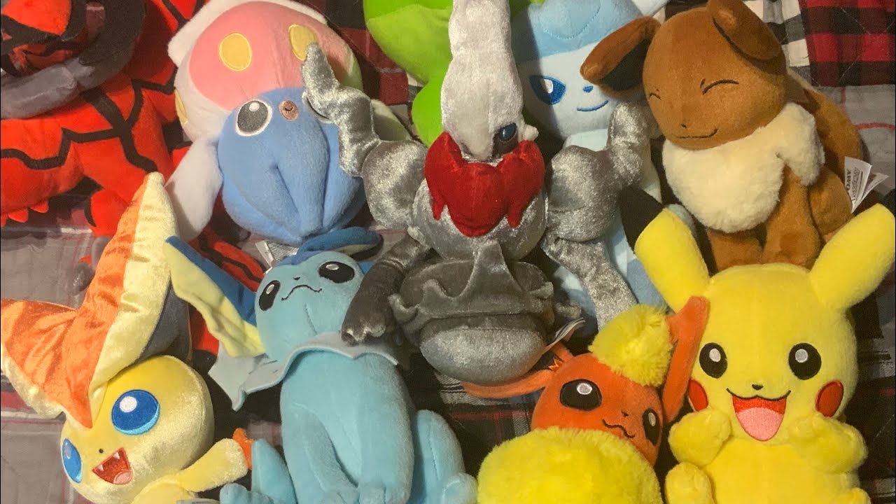 Huge 100 Pokemon Plush Haul Youtube