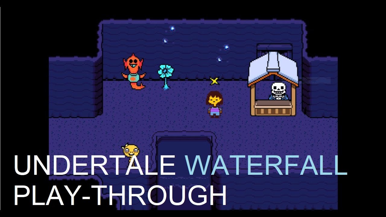 Undertale Playthrough Waterfall Youtube
