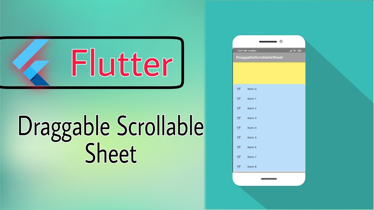 Flutter 7 Draggablescrollablesheet Youtube