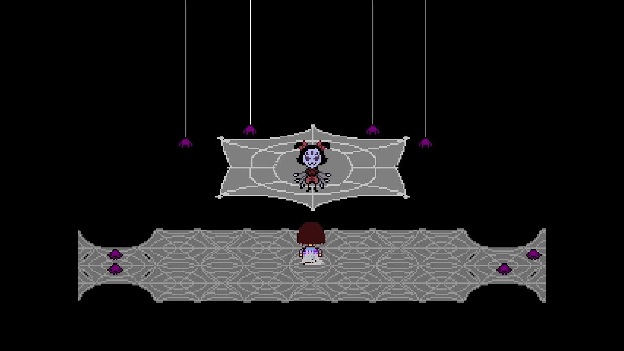 Muffet The Spider Queen Boss Fight Undertale Youtube