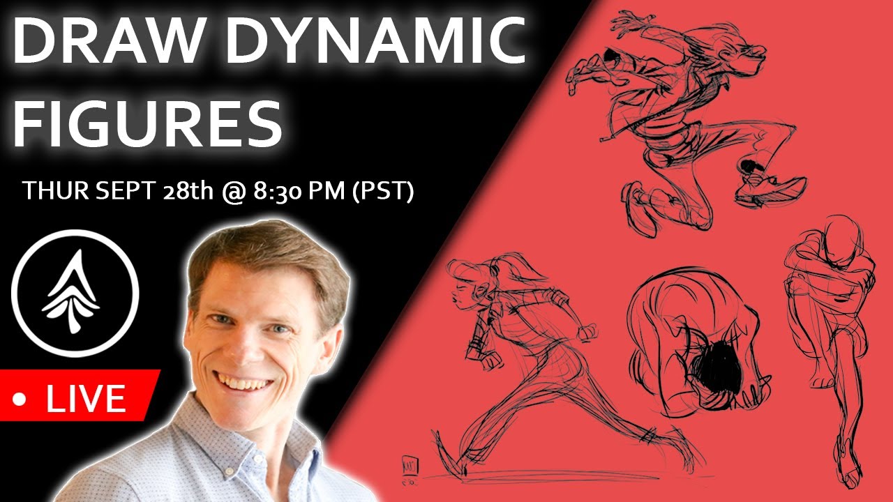 How To Draw Dynamic Figures Live Youtube