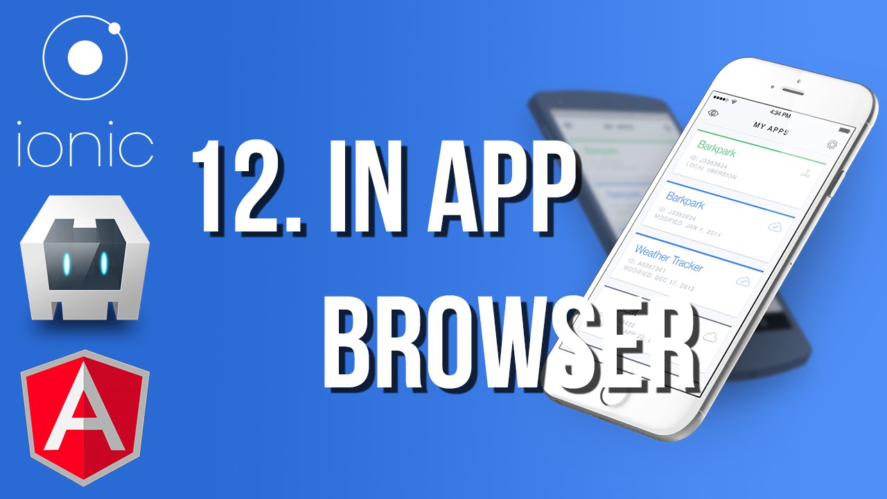 12 Inappbrowser Con Ionic Youtube