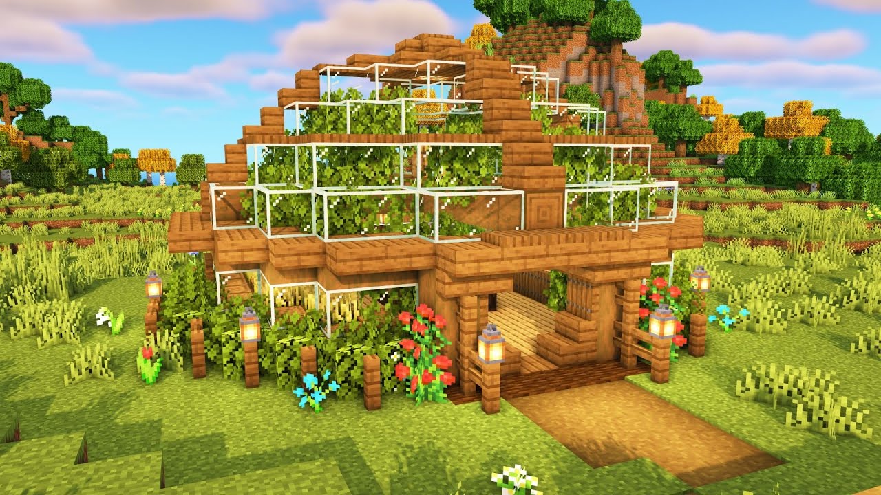 Minecraft Small Greenhouse Staircase Small Greenhouse Tbm