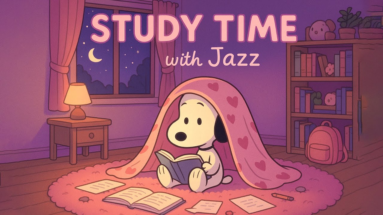 Study Time With Jazz рџњћ Positive Snoopy Jazz Playlist Youtube Music
