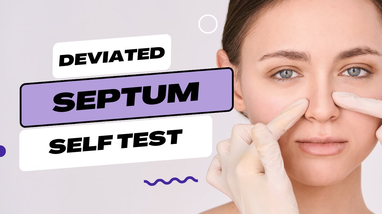 Deviated Septum Self Test Youtube