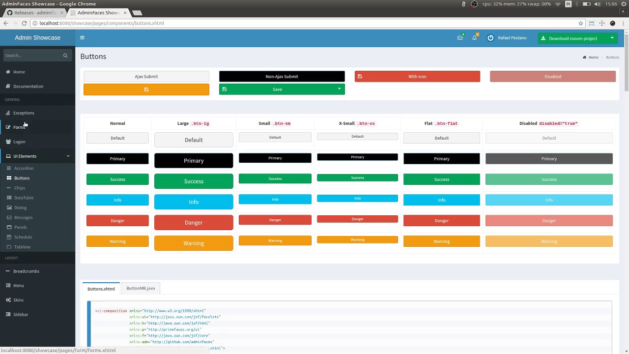 Adminfaces Designer Toolkit Youtube