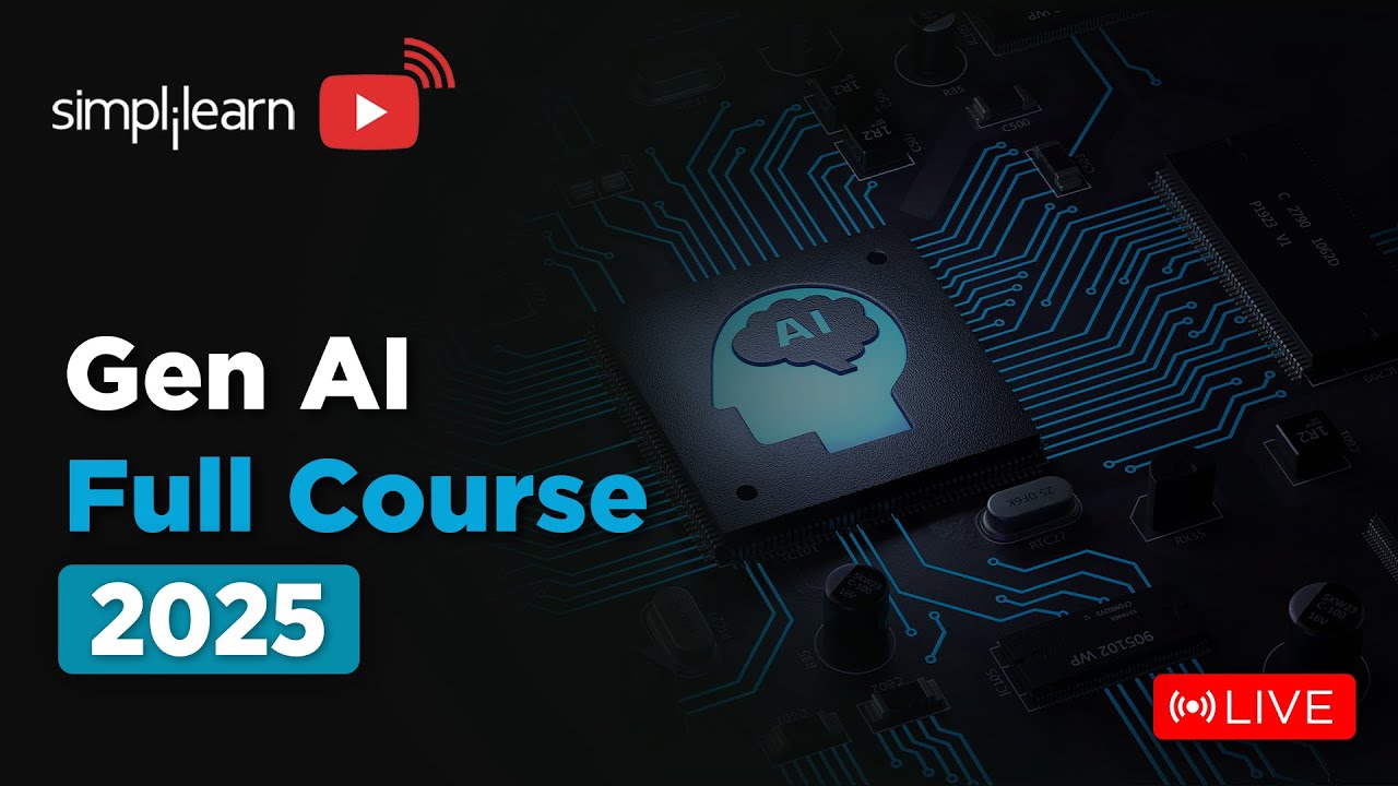 Generative Ai Full Course 2025 Gen Ai Tutorial For Beginners Gen Ai
