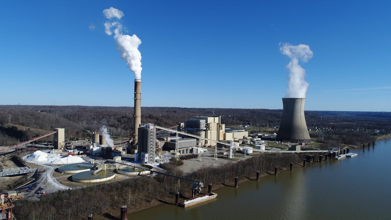 William H Zimmer Power Plant In Moscow Ohio Before It Was Shut Down