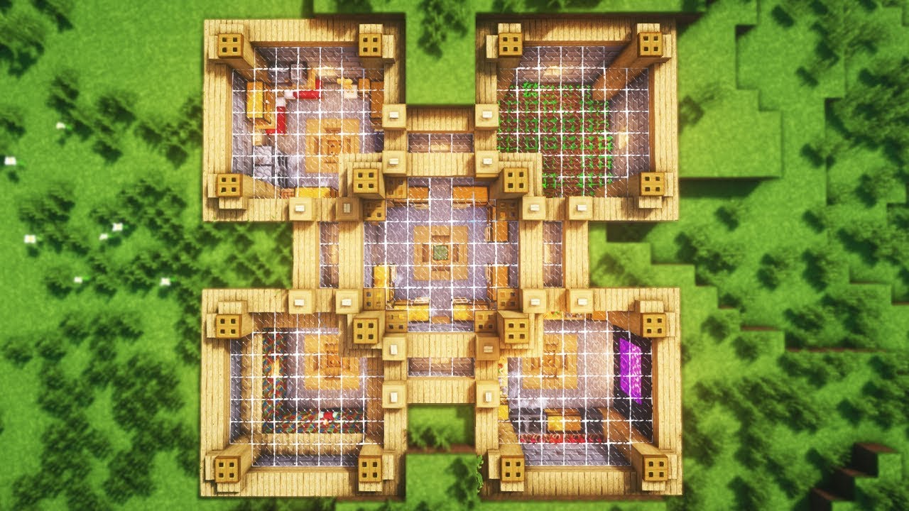 Minecraft Underground Base Blueprints