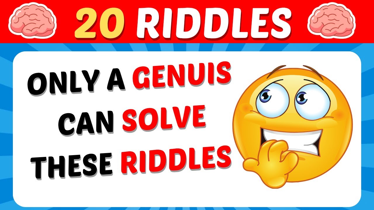 Only A Genius Can Solve These Riddles ёяза Brain Teasers Riddle Quiz ёязй