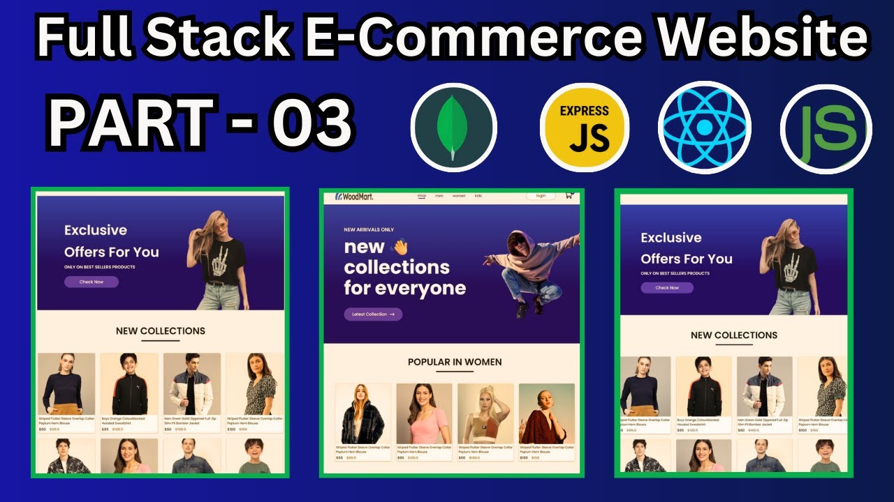 How To Create Full Stack E Commerce Website Using React Js Mongodb