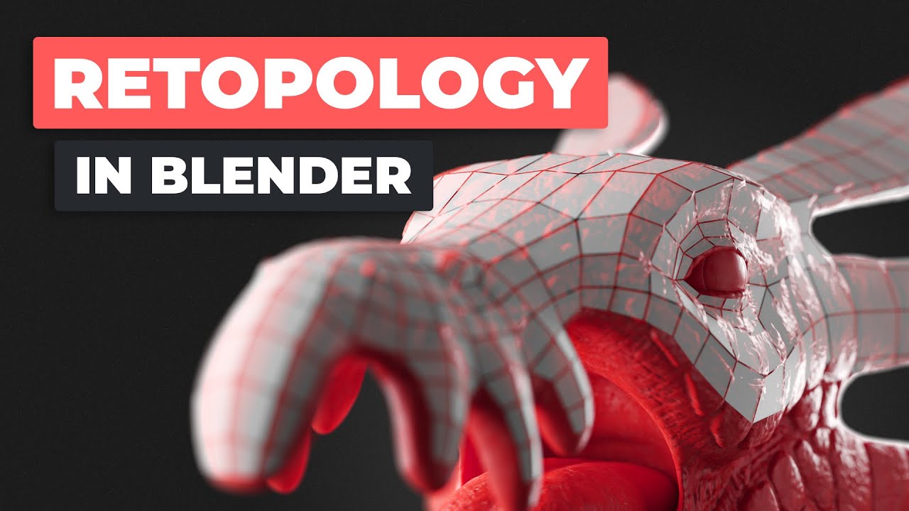 Retopology In Blender Beginner Tutorial Youtube