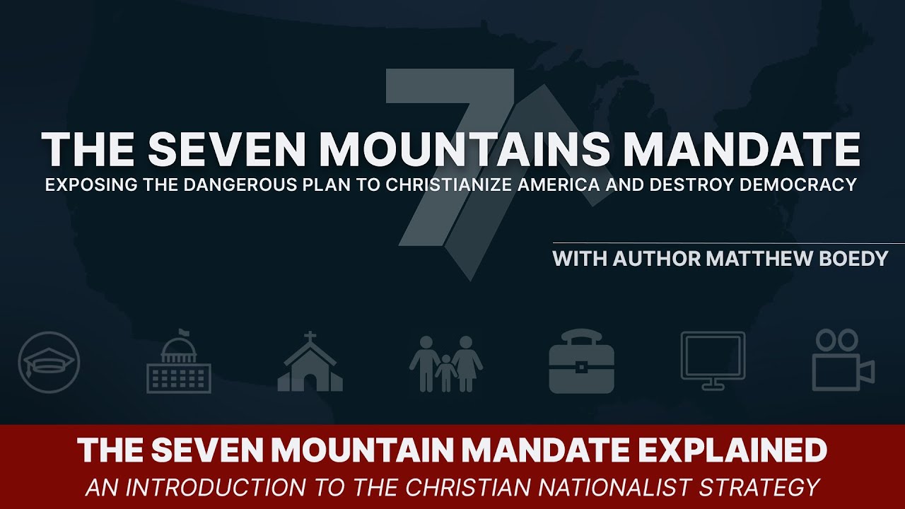 The Seven Mountains Mandate Explained Introduction To The Christian