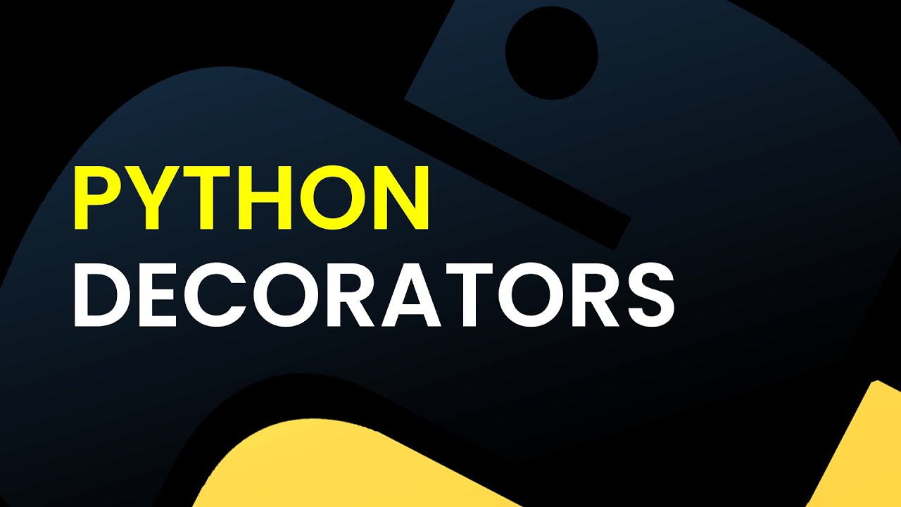 Python Tutorial Decorators Youtube