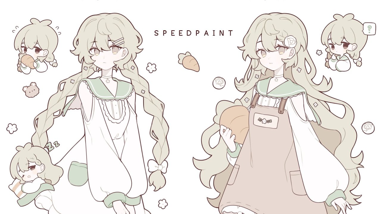 Speedpaint Reference Sheet Oc Youtube