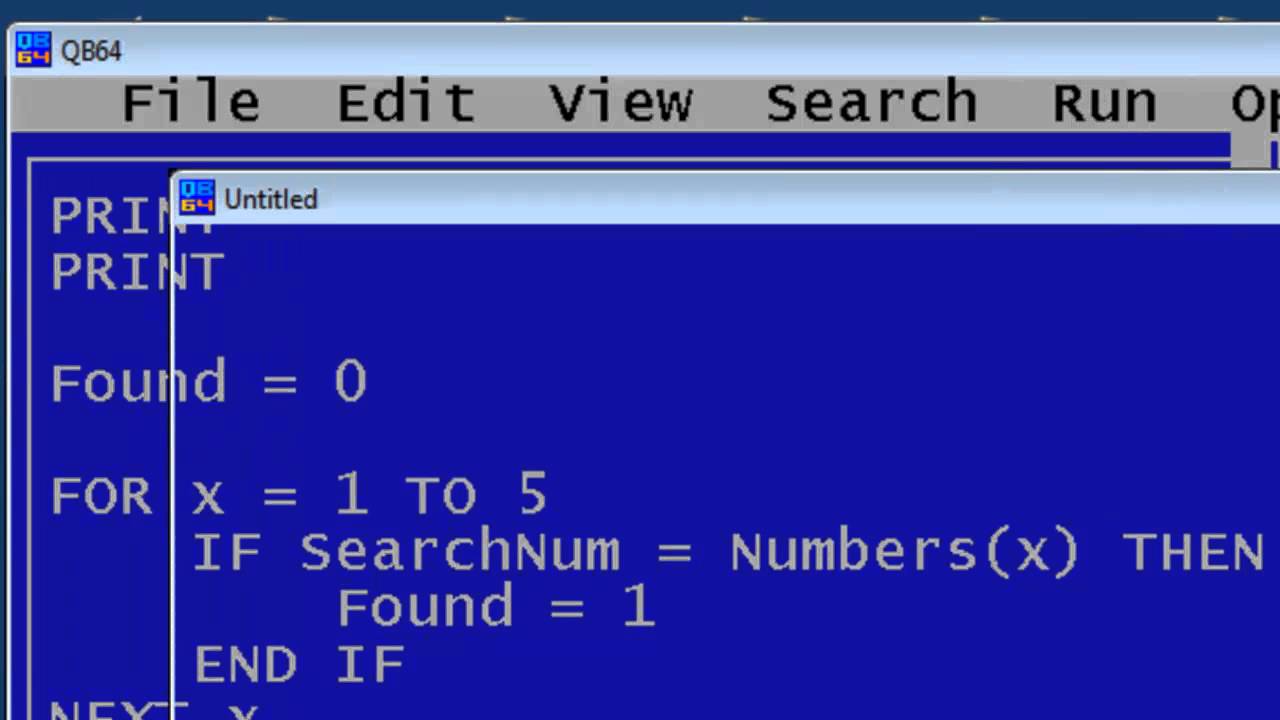 Qbasic Tutorial 20 Boolean Techniques Qb64 Youtube