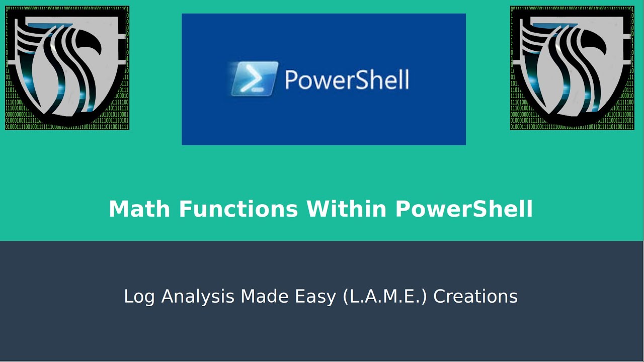 Math Functions Within Powershell Youtube