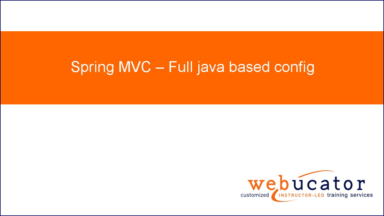 Spring Mvc Full Java Based Config Youtube