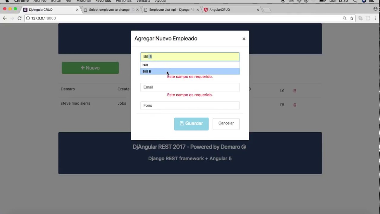 Djangular Rest Youtube