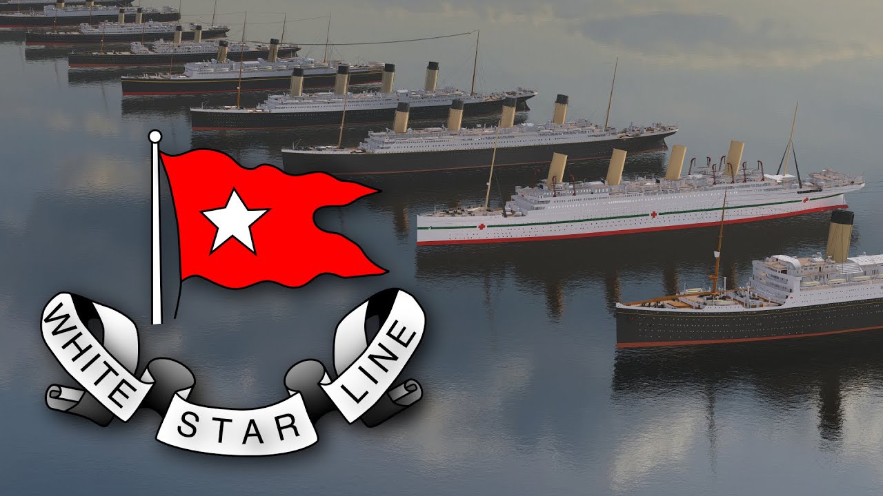 White Star Line Fleet Length Comparison 3d Youtube
