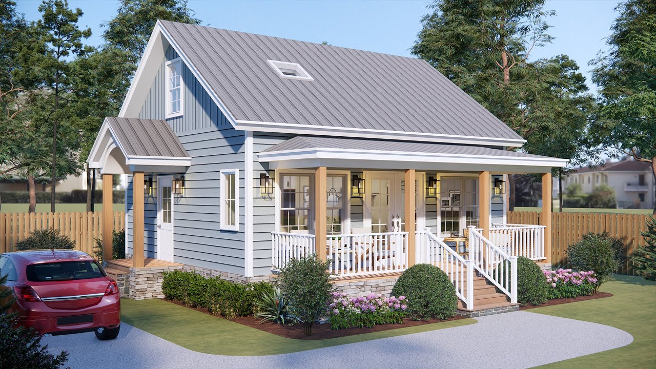 23x26 7x8m Discovering The Perfect Small House Design Cottage House