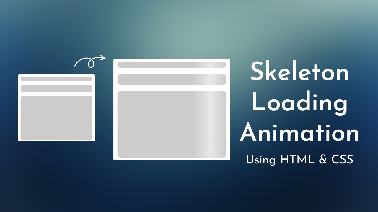 Skeleton Loading Animation For Website Using Html And Css Loading