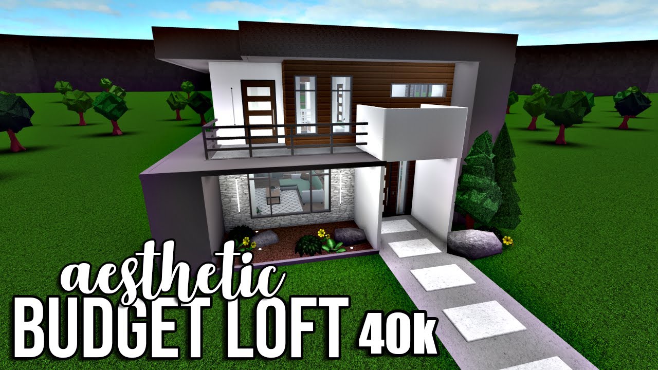Aesthetic Modern House Bloxburg 40k At Robbin Wood Blog
