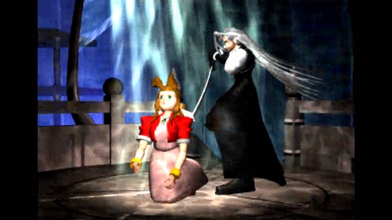 Final Fantasy Vii Aeris Aerith S Death Scene Youtube