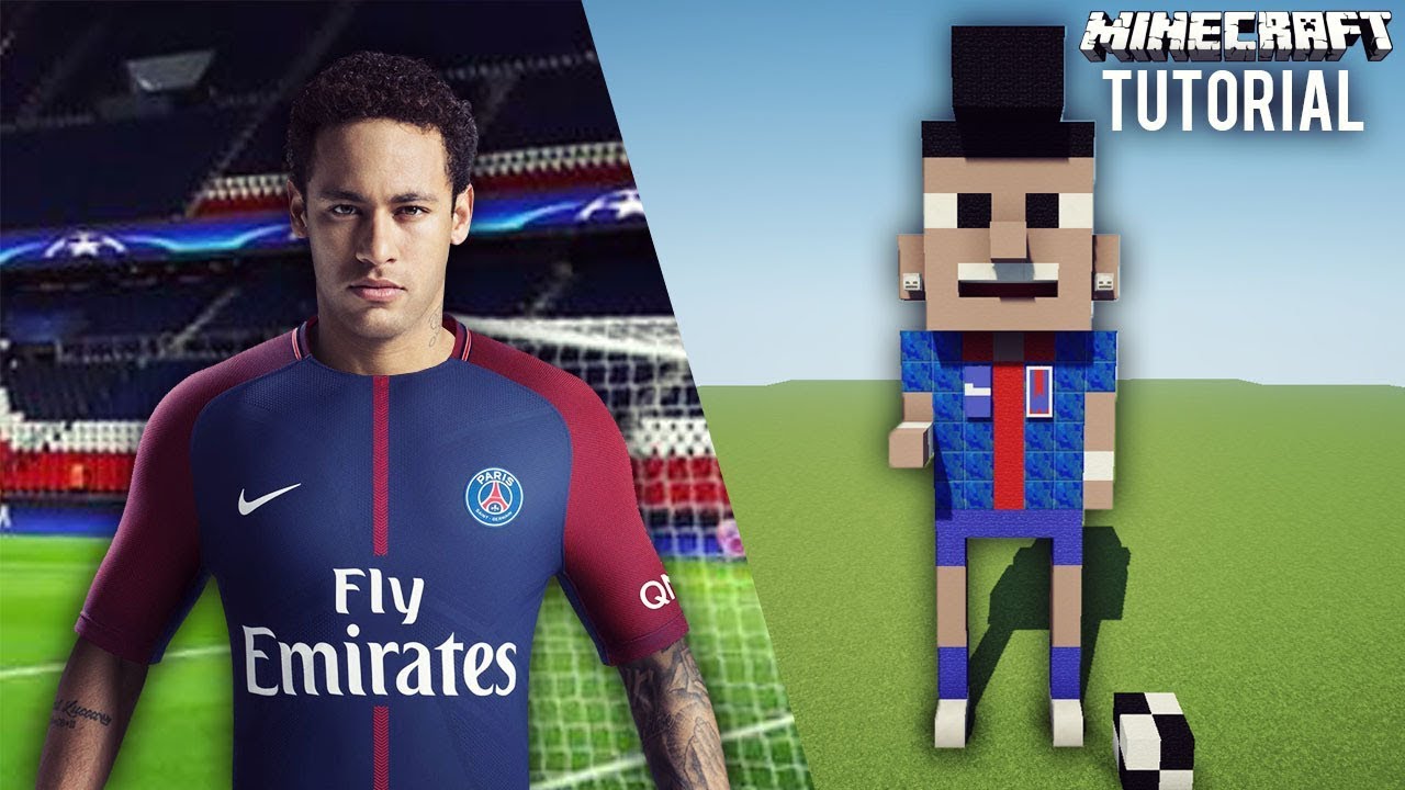 Como Hacer A Neymar En Minecraft Youtube
