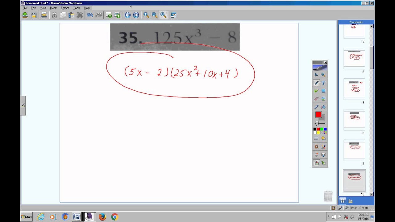Algebra 2 Chapter 9 Review Sheet Part 1 Youtube