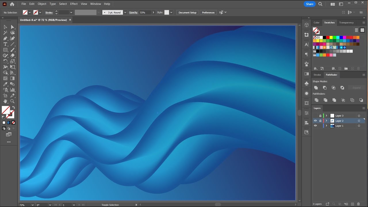 How To Create An Abstract Background In Adobe Illustrator Youtube