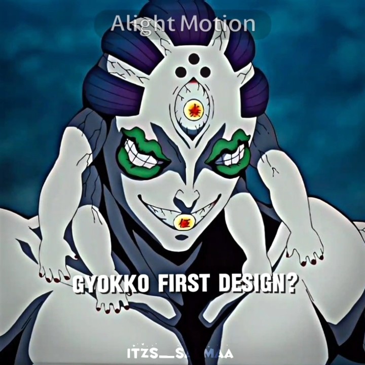 Gyokko First Design Cakep Cuyy Gyokko Kimetsunoyaiba Demonslayer Anime