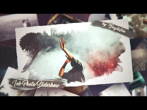 Ink Photo Slideshow Videohive Free Download Template Youtube