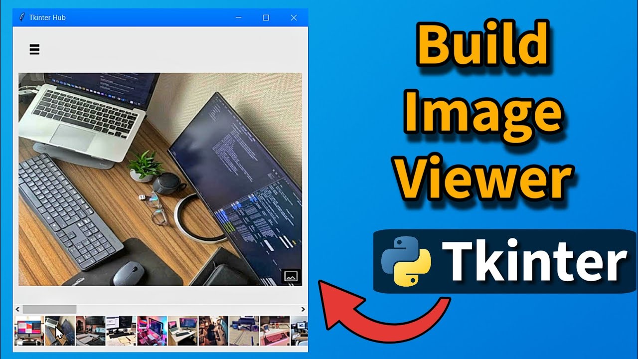 Create Image Viewer Using Tkinter Python Image Viewer Youtube