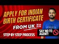 How To Apply Indian Birth Certificate And Indian Passport For Indian ...