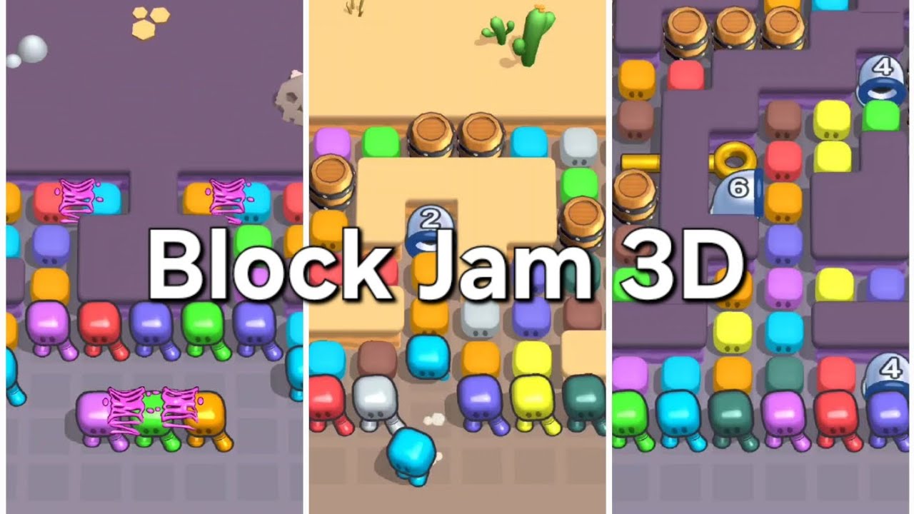 Block Jam 3d Gameplay Levels 107 110 Hammered With Hard Levels Youtube