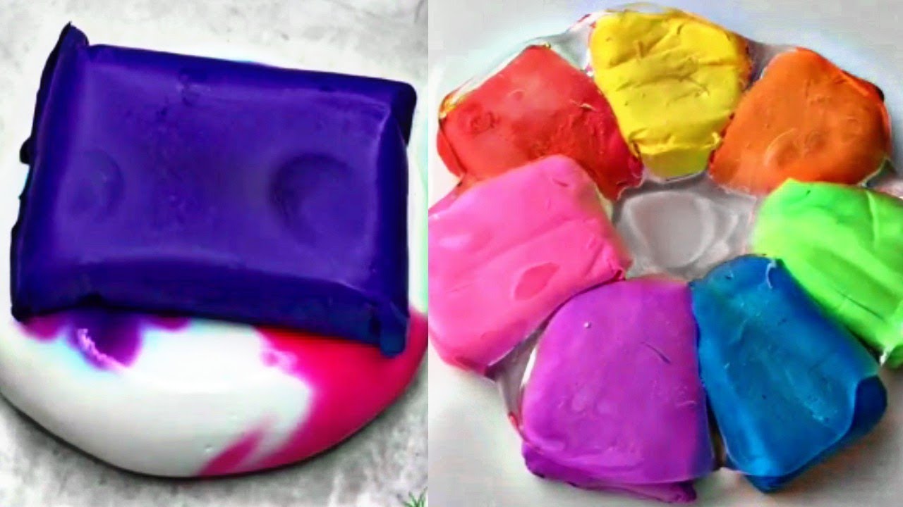 Clay Slime Mixing Asmr Satisfying Slime Asmr Youtube