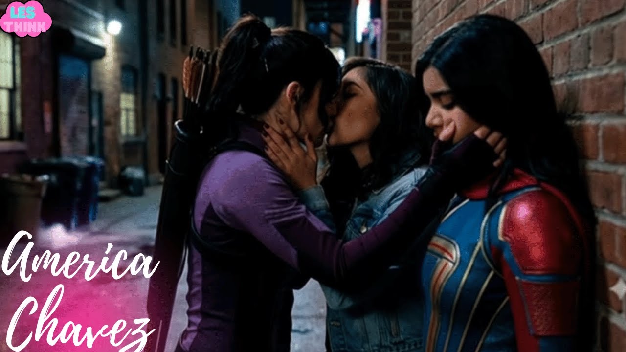 Love Between Kate Bishop Kamala Khan And American Chavez 1 Les Think
