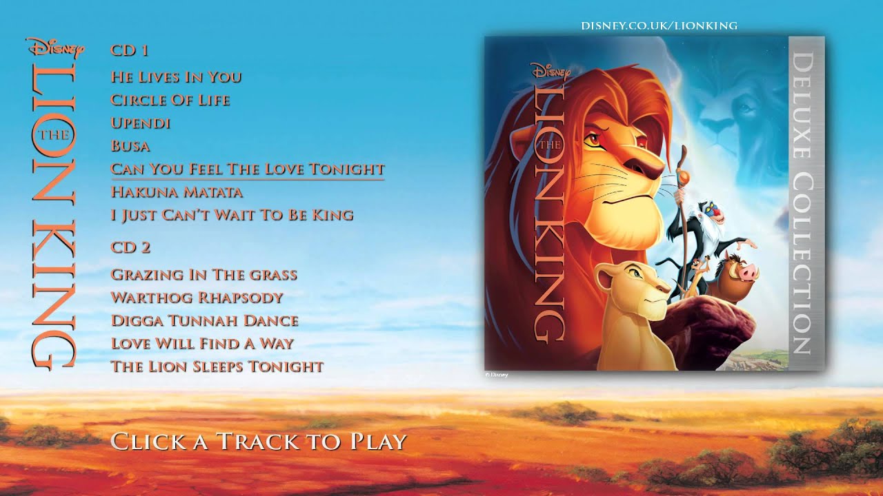 The Lion King Special Edition Dvd Opening Songs List Infoupdate Org