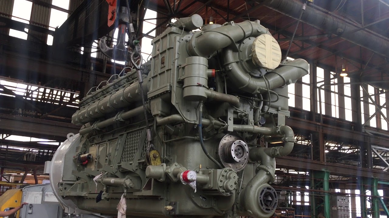 Kiwirail 7fdl 12 Efi Engine Install Youtube
