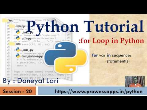 20 Python Tutorial For Beginners For Loop In Python Youtube