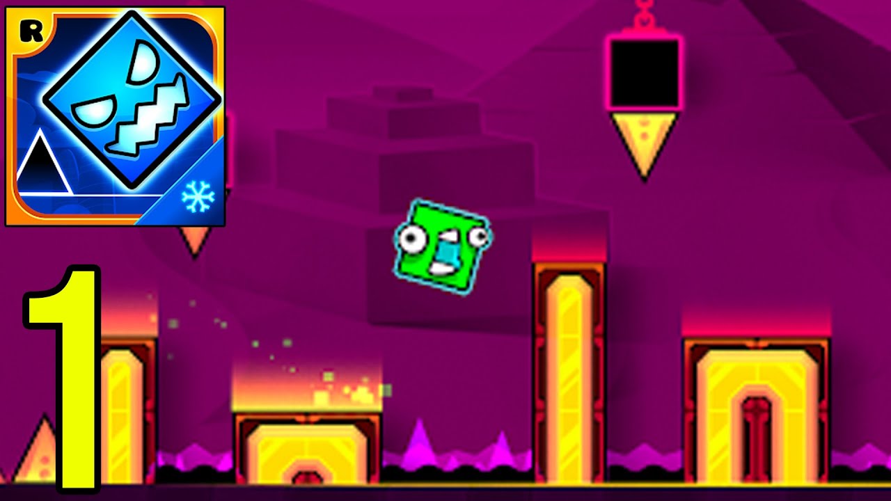 Geometry Dash Subzero Gameplay Walkthrough Part 1 Ios Android