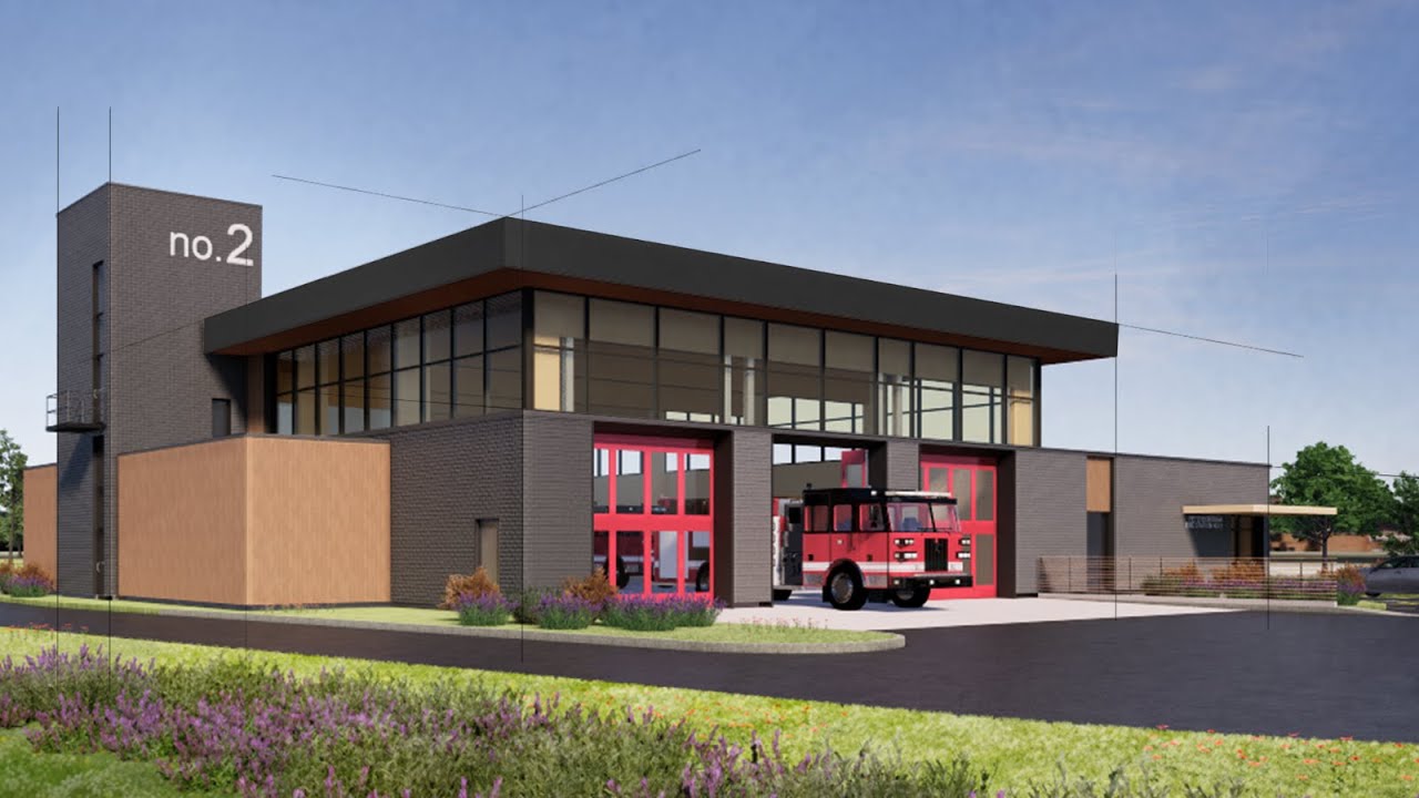 Futuristic Fire Station