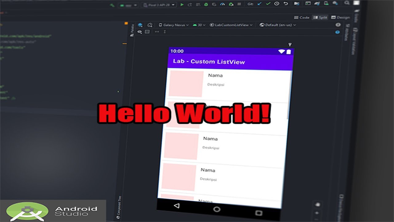 Tutorial Membuat Aplikasi Hello World Dan Menjalankan Pada Emulator