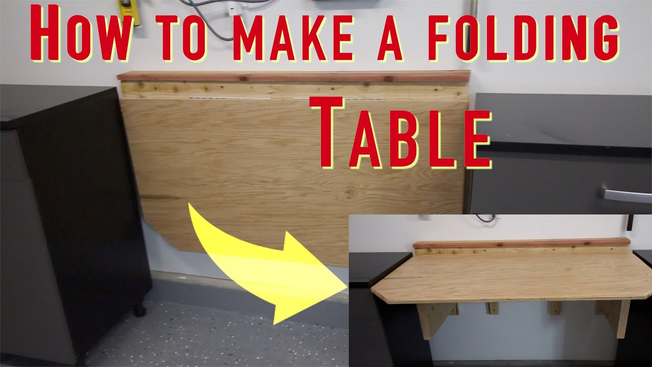 How To Make A Folding Table From Plywood At Edith Corlett Blog